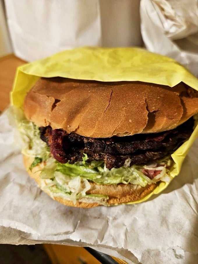The pastrami burger&mdash;where beef meets beef in a relationship so perfect it should have its own reality show. Worth every napkin you'll need.