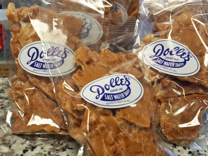 Golden shards of peanut brittle, perfectly poised between sweet and salty. One bite transports you back to grandma's kitchen on holiday afternoons.