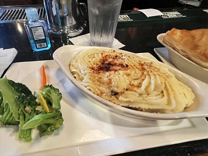 That moment when the fork breaks through the mashed potato peaks to reveal the steaming filling below &ndash; it's culinary theater at its most delicious.