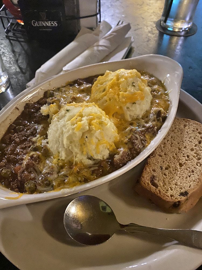 This isn't just shepherd's pie&mdash;it's therapy in an oval dish, with those pillowy mashed potatoes crowning a kingdom of seasoned ground beef.