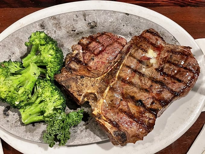 The porterhouse: where T-bone meets tenderloin in a meaty marriage that would make even the most dedicated vegetarian question their life choices.
