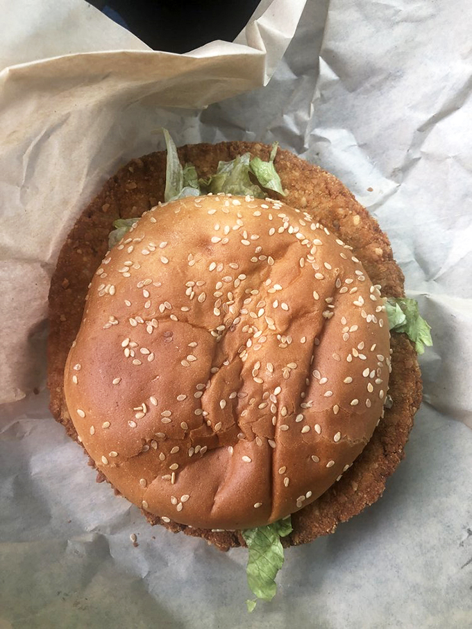 Engineering marvel or lunch? The sandwich that answers the question: "Would you like some bun with your tenderloin?"