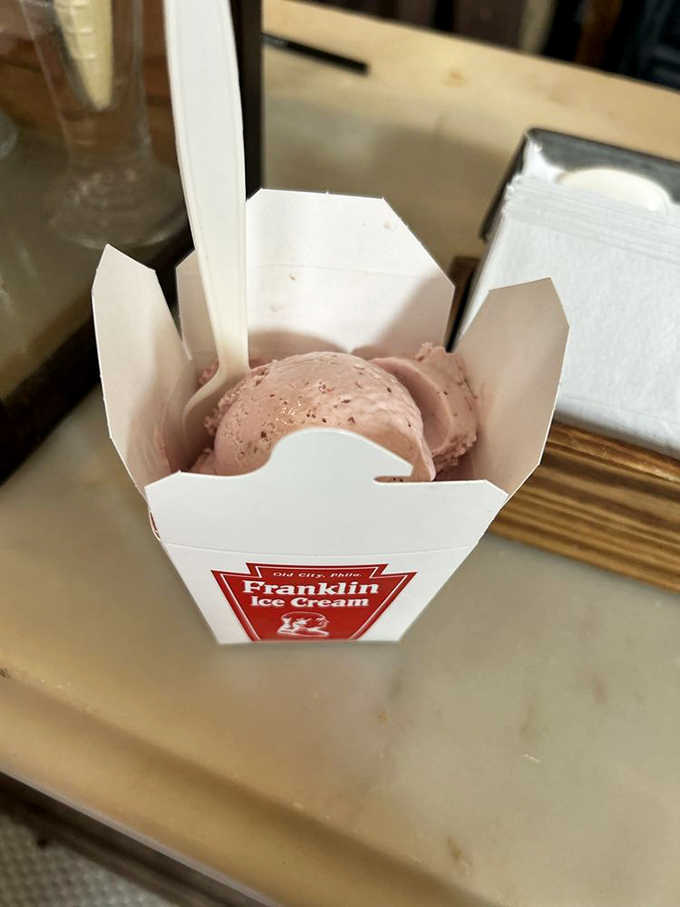The perfect to-go container isn't just practical&mdash;it's a promise of pink deliciousness that won't melt before you find the perfect bench in Old City.