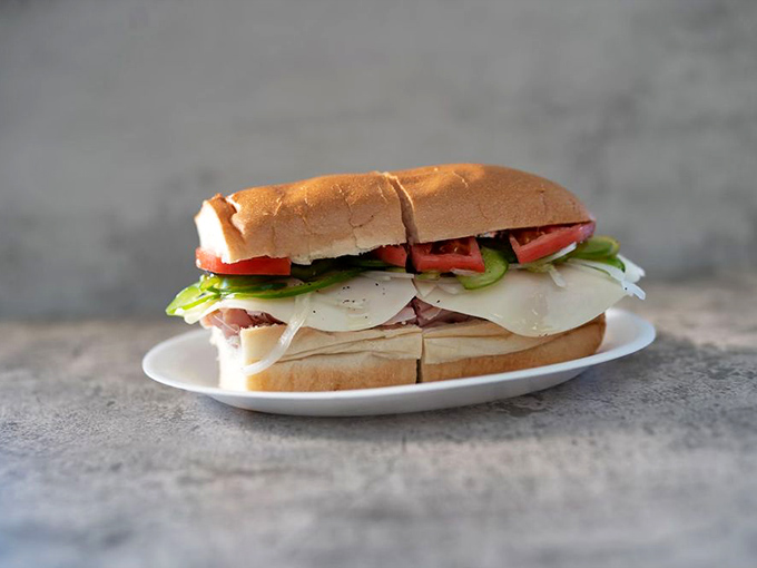 Layers of meat, cheese, and veggies nestled in a fresh roll. This sub doesn't need a fancy name&mdash;it speaks the universal language of delicious.