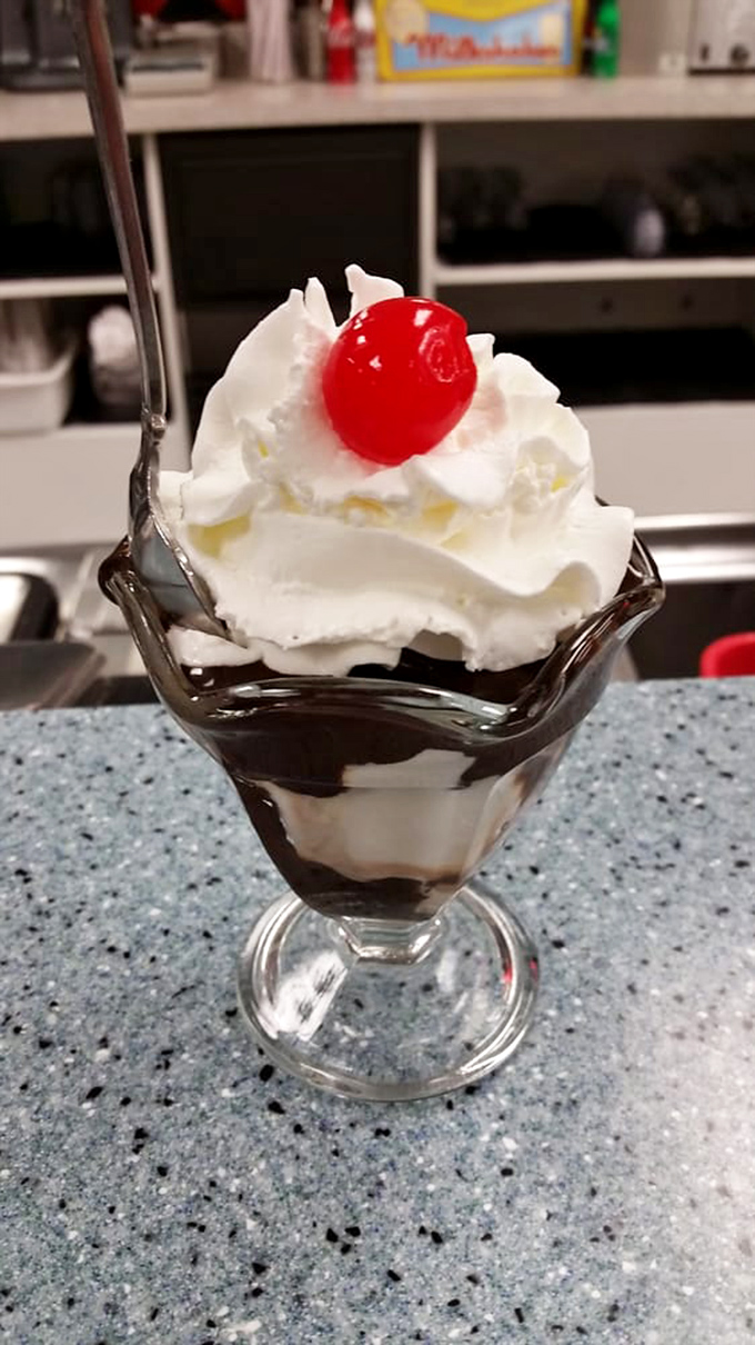 A hot fudge sundae that doesn't just satisfy cravings&mdash;it creates memories. That cherry isn't garnish, it's the exclamation point. 