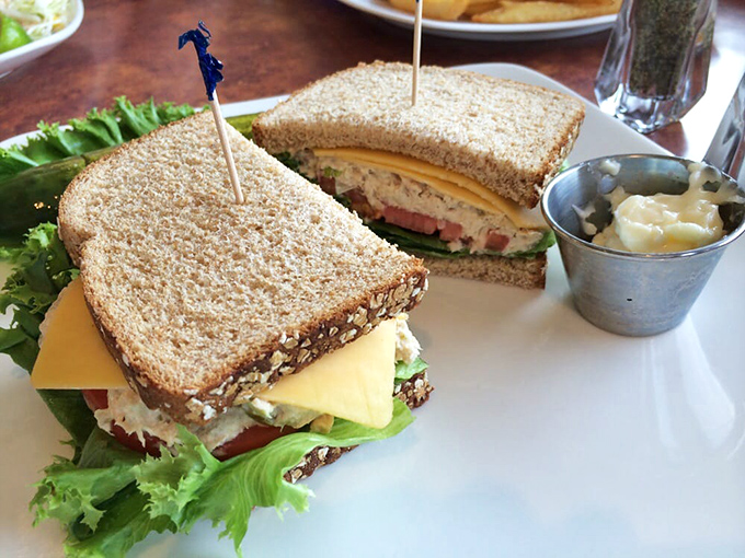 This tuna sandwich brings together bread and fish in a relationship more harmonious than most celebrity marriages&mdash;and considerably longer-lasting.