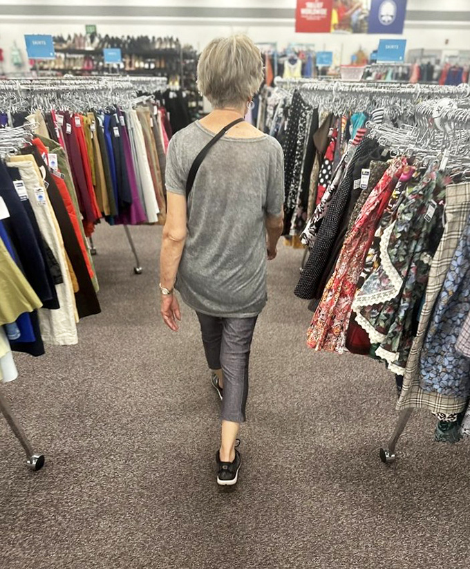 The thrill of the hunt in action. Each aisle offers the possibility of finding that perfect piece you never knew you needed.