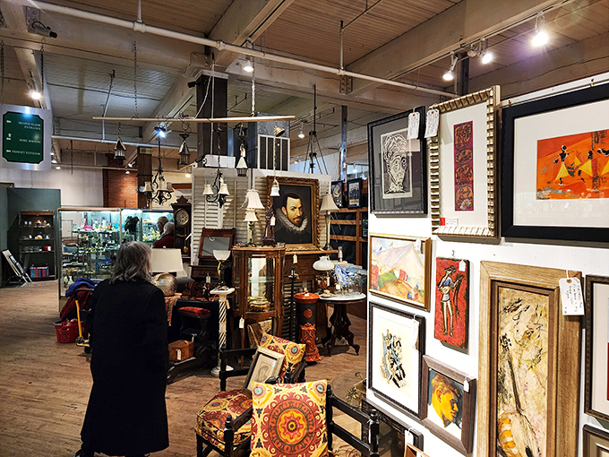 Art hunting in action&mdash;where every corner turned might reveal your next conversation piece or the painting that finally completes your stairwell.