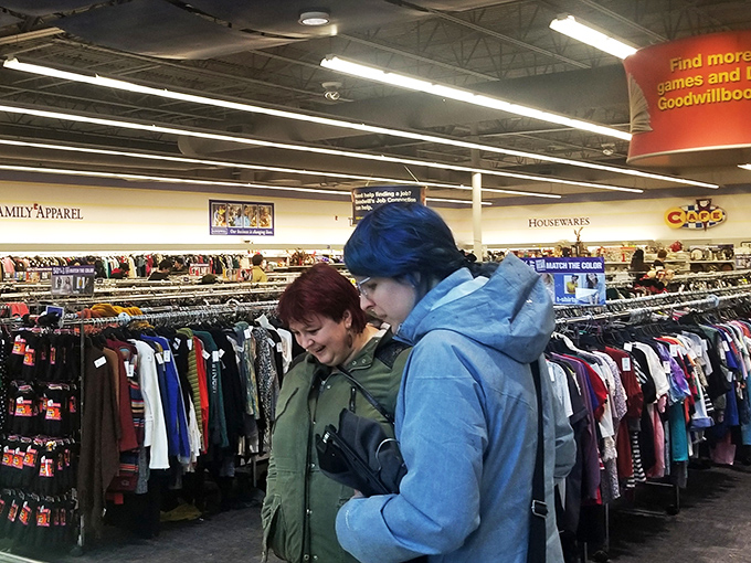 Shoppers navigate the kitchenware aisle like explorers on a mission, surrounded by pots and pans that have cooked a thousand meals before yours. 