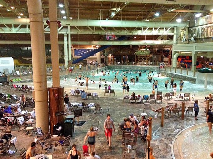 The grand panorama of wet wonderland. Like a climate-controlled Truman Show for aquatic enthusiasts, every corner designed for maximum splash and minimum regret.