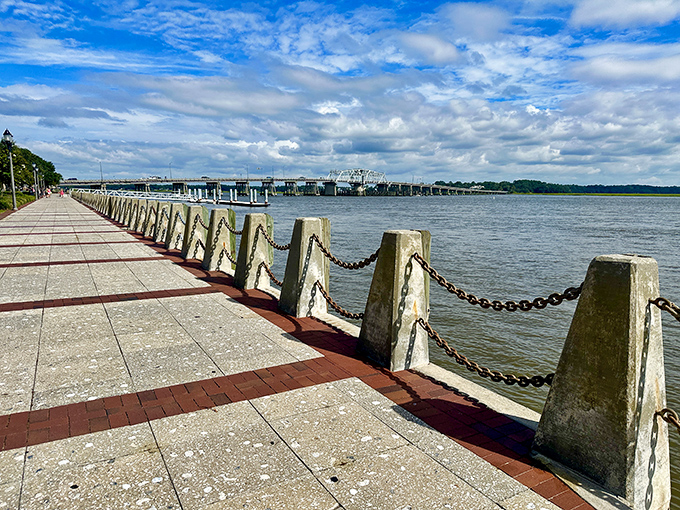 Beaufort's waterfront promenade offers the perfect digestif after a hearty meal&mdash;panoramic views that feed the soul.
