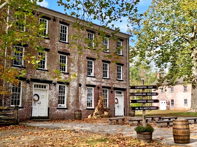 Allaire Village's brick buildings tell stories of America's industrial past. If these walls could talk, they'd need their own History Channel special!
