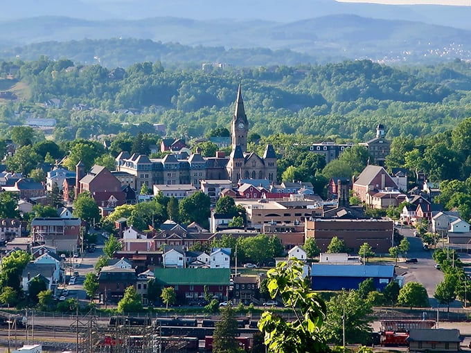Altoona's impressive courthouse stands as a testament to the city's rich history, surrounded by neighborhoods where housing costs won't trigger cardiac events.