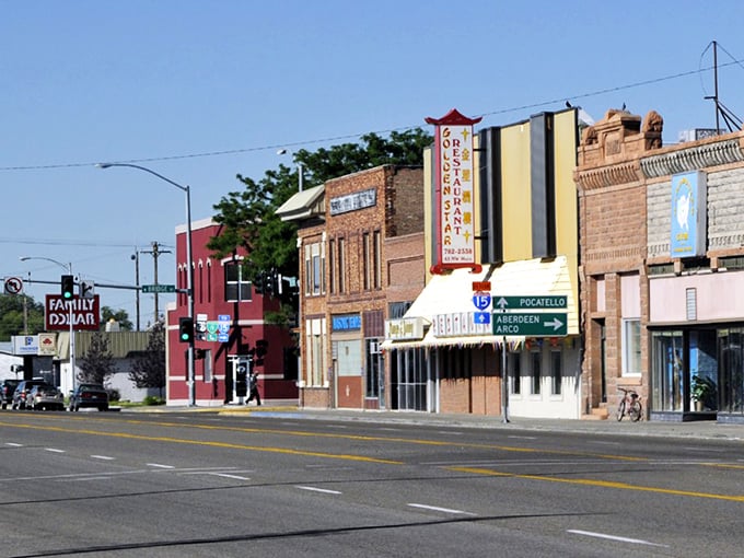 Blackfoot's historic downtown features those impossibly cute brick buildings where the hardware store probably still keeps track with pencil and paper.