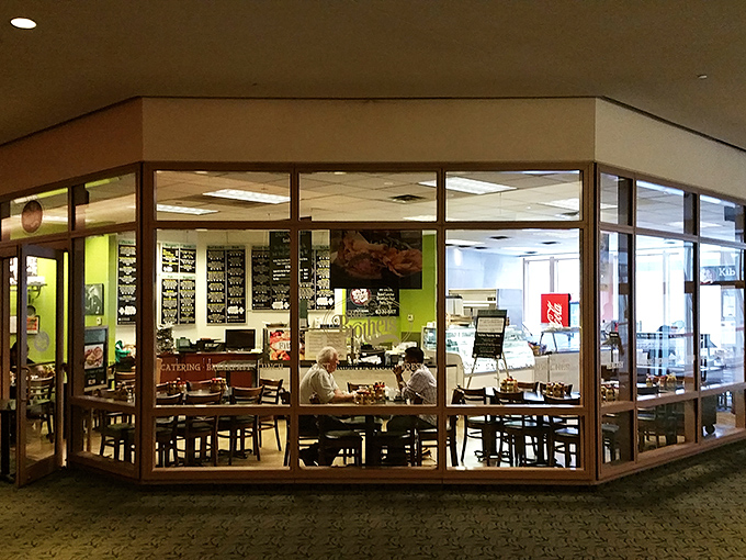 Brothers Deli's mall location hides in plain sight, like finding a secret garden of sandwich perfection amid the concrete jungle.