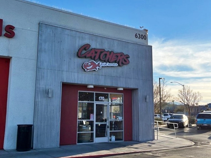 Catcher's industrial exterior is like a poker face &ndash; hiding the incredible fish and chips treasure waiting inside.