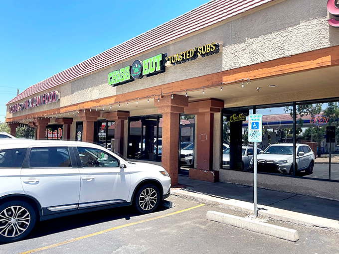 Cheba Hut: Where sandwich artistry meets counterculture in a marriage that somehow works better than most Hollywood relationships.