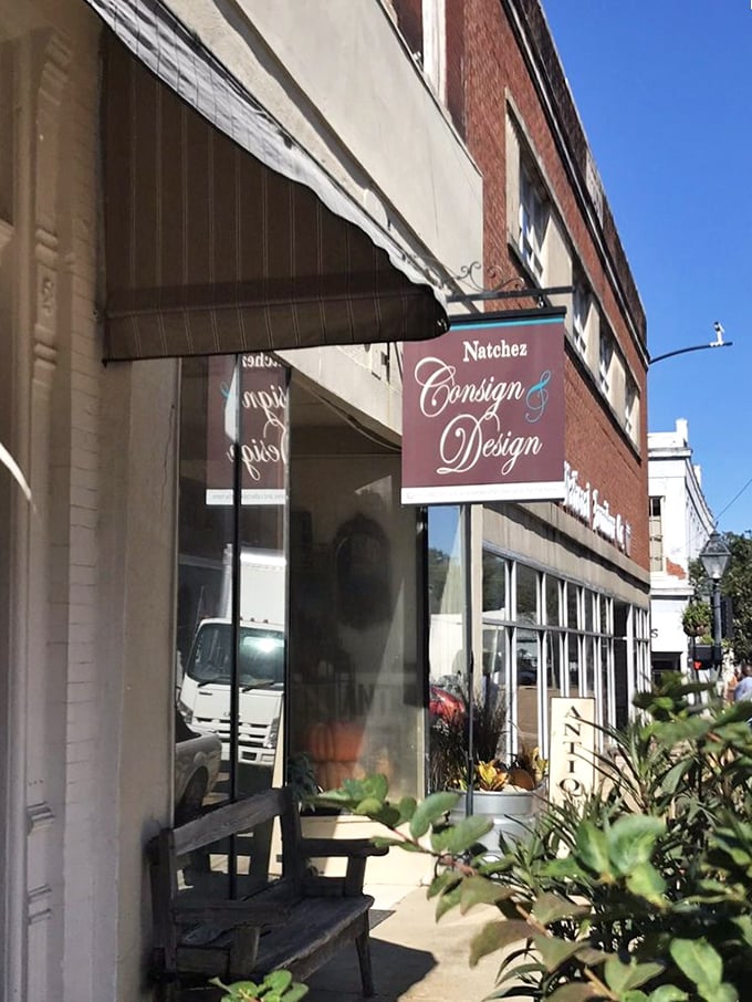 Consign & Design: "Downtown charm with upscale finds. This brick building houses treasures that whisper 'take me home!'"