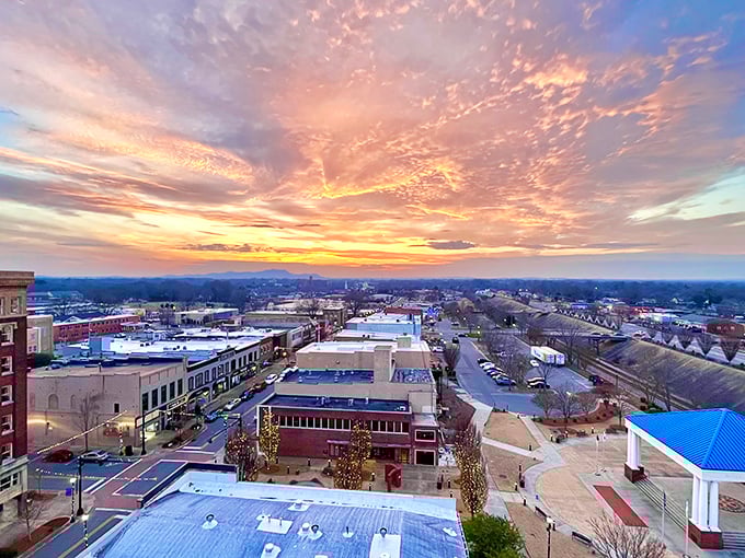 Gastonia's stunning sunset view reminds you that affordable living doesn't mean sacrificing beauty or community connection.