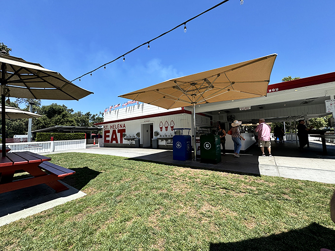 Gott's Roadside's open-air setup is Wine Country casual at its finest. Nothing pairs better with Napa sunshine than a perfectly grilled burger and a side of people-watching.