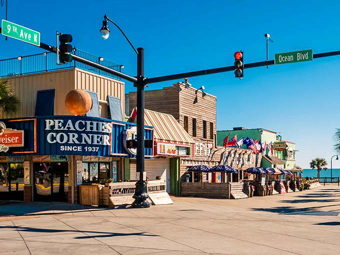 Ocean Boulevard in Myrtle Beach&mdash;where the Atlantic meets affordable living, proving paradise doesn't require a platinum credit card.