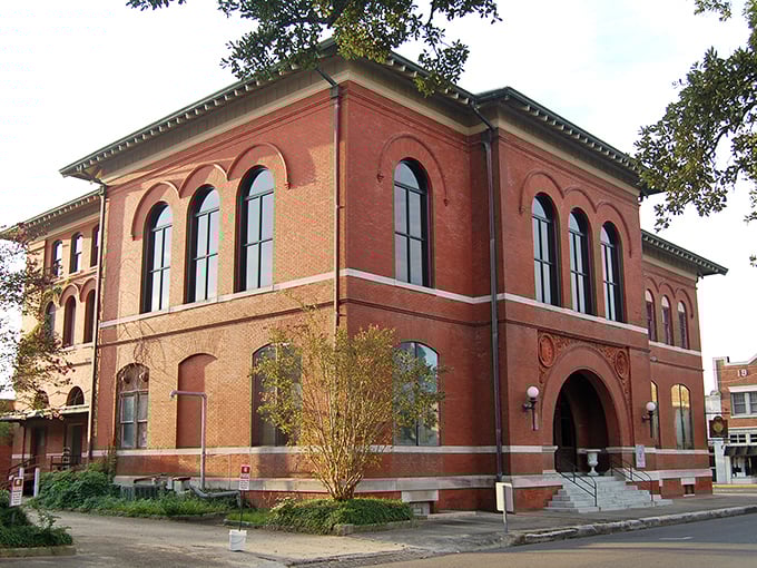 Downtown Opelousas feels like a time capsule with character - every faded brick tells a story of Louisiana's past.