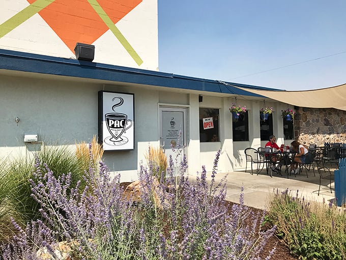 Penny Ann's Caf&eacute;: Behind that simple cup logo lies a breakfast empire built on "Heavenly Hot Cakes" and lavender-scented outdoor seating.