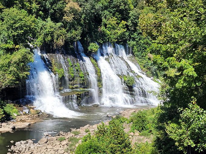 Rock Island's cascades perform a water ballet choreographed by thousands of years of persistent geology.