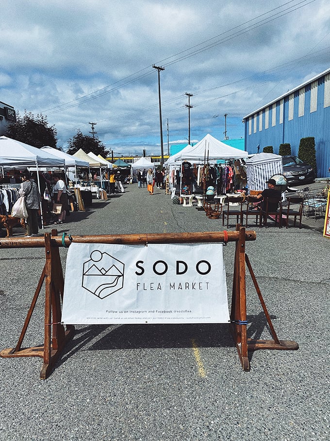 Urban treasure hunting at its coolest &ndash; SODO's monthly market draws Seattle's style-savvy crowd searching for vintage fashion and mid-century gems.