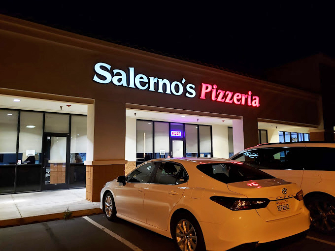 Salerno's might keep it simple outside, but inside those doors lies pizza perfection that locals line up for.