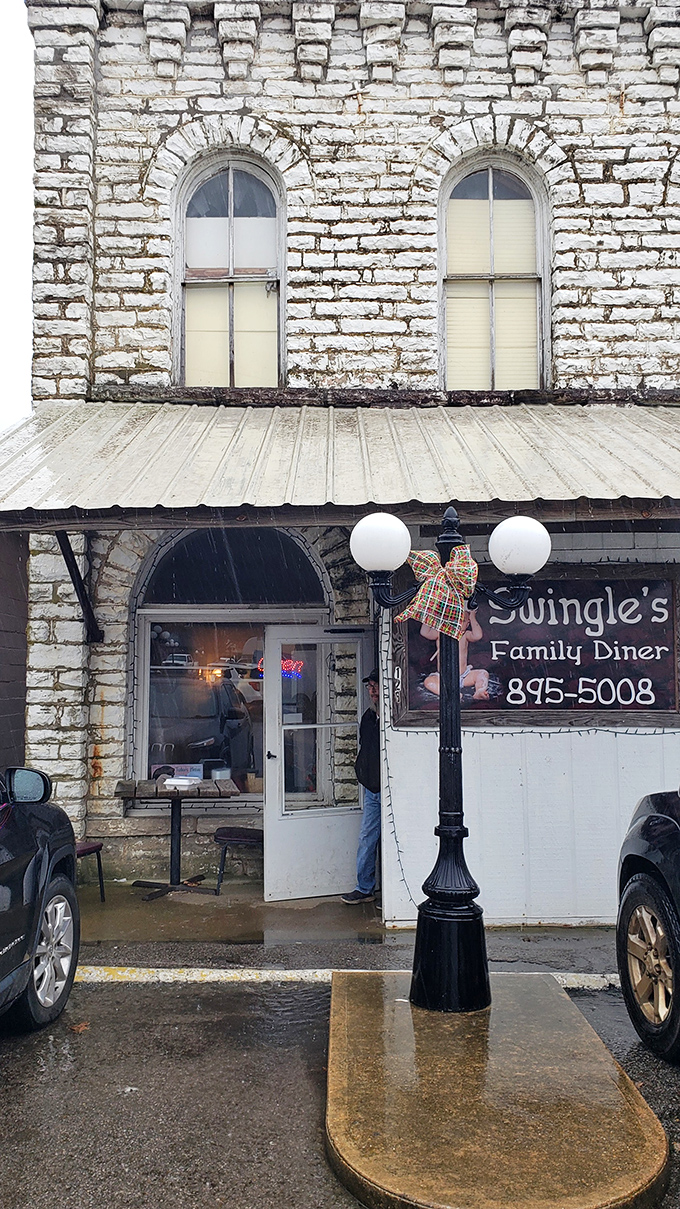 Swingle's historic stone walls have absorbed decades of laughter, gossip, and the aroma of fresh-baked pies.