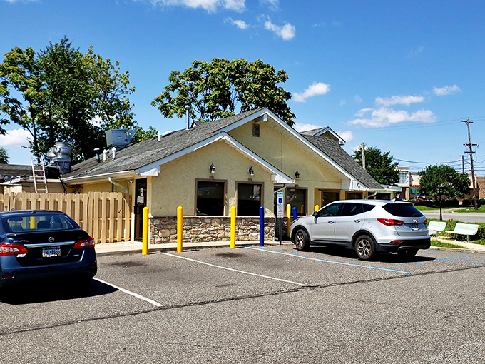 Aston Diner stands out like a Christmas present waiting to be unwrapped &ndash; inside, edible treasures await.