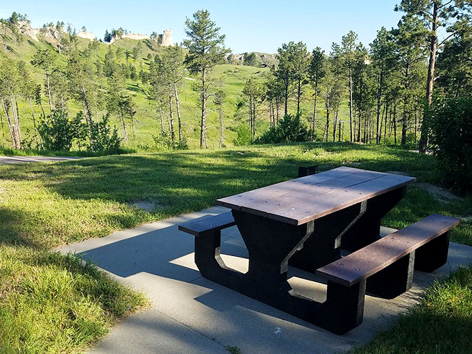 The rolling hills near Chadron create nature's own amphitheater where the soundtrack is simply peaceful silence.