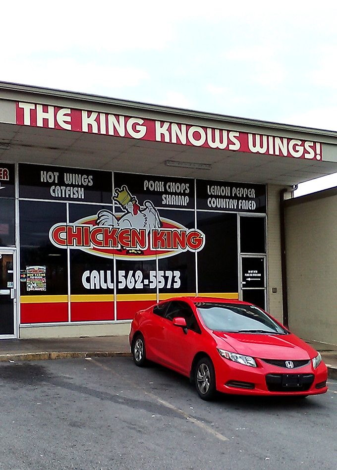 Chicken King's bold storefront makes a promise that the kitchen consistently delivers on&mdash;royal treatment for your taste buds.