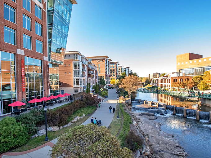 Tree-lined and welcoming, Clemson's downtown area invites you to slow down and stay awhile.