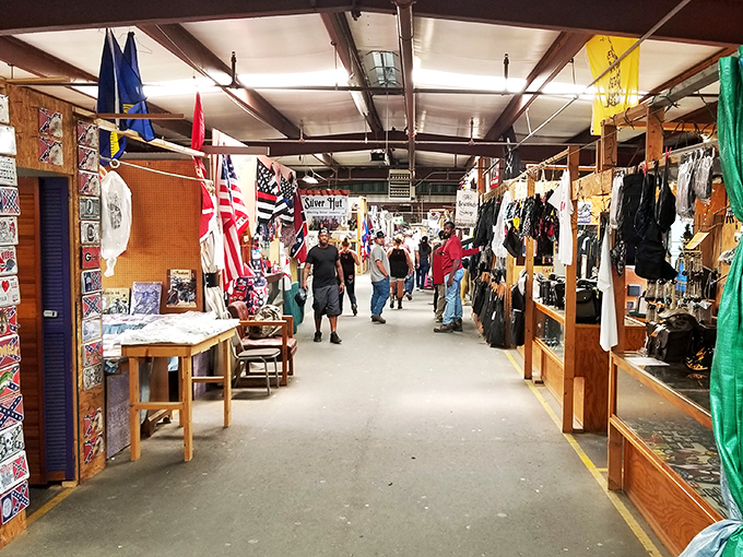 Coastal Carolina's indoor corridors buzz with activity, where one person's decluttering mission becomes another's decorating inspiration.