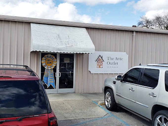 Behind those simple doors lies the antidote to overpriced retail therapy&mdash;vintage finds without the vintage-store markup.