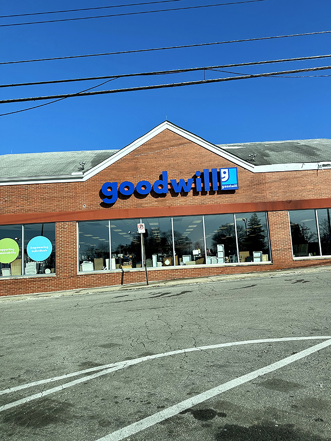 Goodwill's brick fa&ccedil;ade hides a wonderland of possibilities&mdash;like finding the perfect book you didn't know you needed.