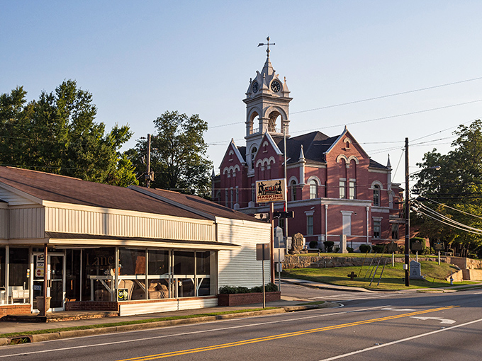 Gray's charming storefronts invite you to park the car and stay awhile. The perfect backdrop for your next "look where I found myself" selfie!