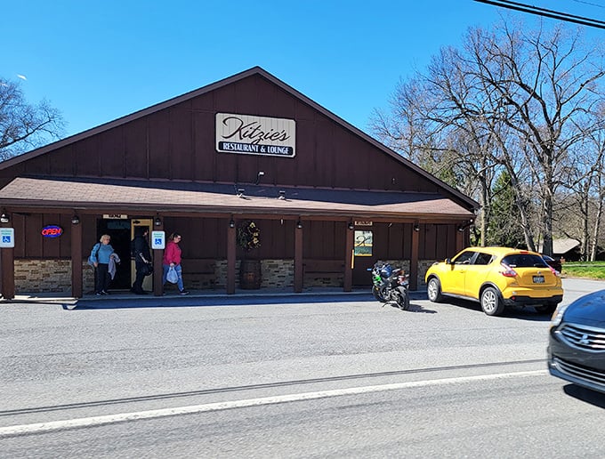 Kitzie's exterior: "The kind of place where regulars have 'their table' and newcomers leave wondering how to become regulars."