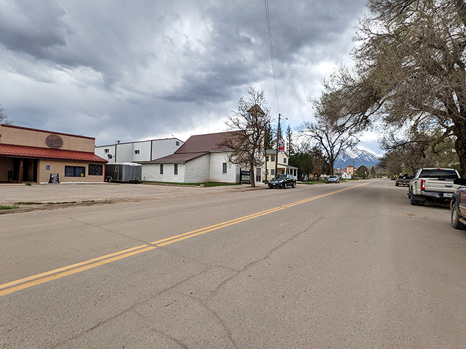 Main Street La Veta offers the kind of peaceful small-town vibe that money can't buy. Your Social Security check, however, can cover the rent!
