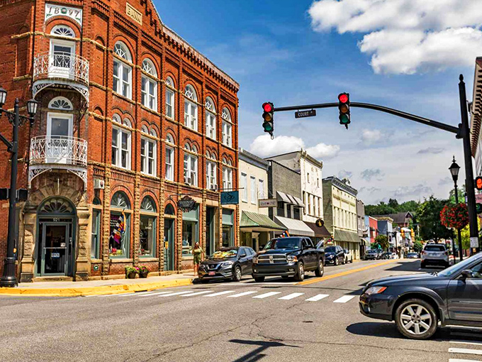 Lewisburg: Sunlight plays across tree-lined streets where sophisticated small-town living has been perfected down to the last historic lamppost.