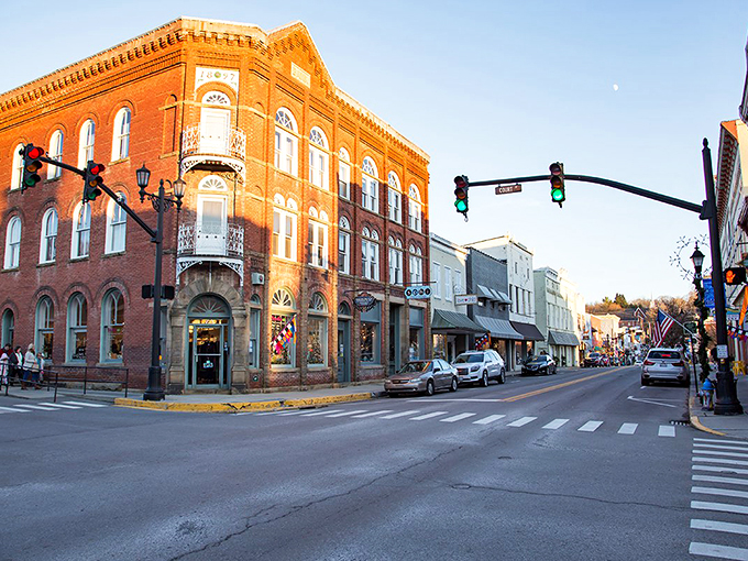 Lewisburg: The kind of main street that makes you wonder why we ever invented shopping malls in the first place.