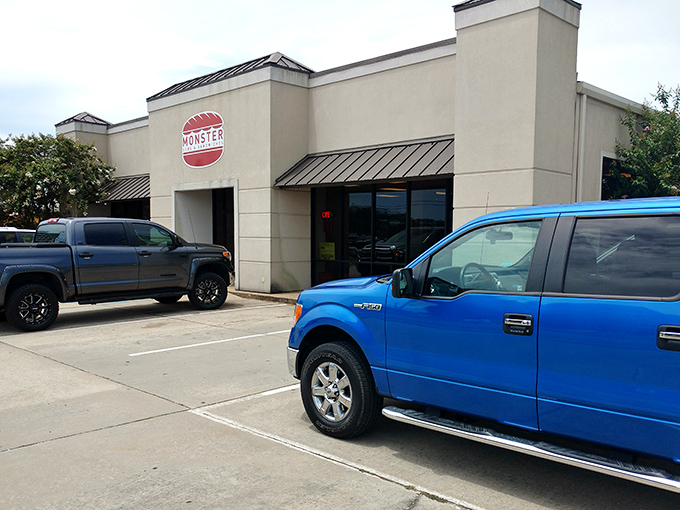 The understated exterior is just Monster's way of saying, "Save your excitement for what's between the bread."