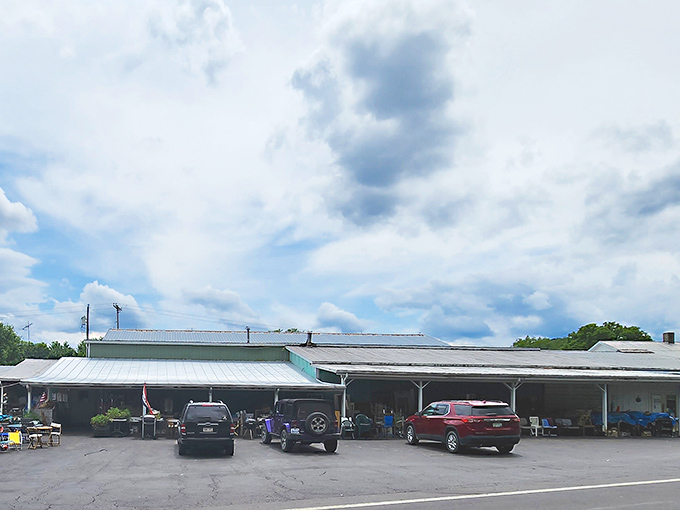 What this rustic market lacks in fancy decor, it makes up for with character and bargains that would make even the most seasoned thrifter's heart race.