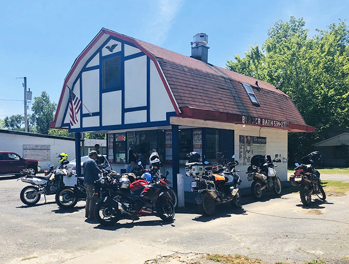 Bikers know best: When the parking lot is filled with motorcycles, you've found a burger worth the ride. No GPS needed &ndash; follow the rumble.