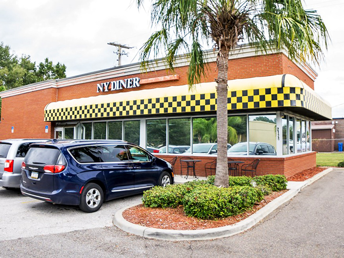 Palm trees and New York diner culture collide at this Florida transplant where the coffee's strong and the opinions stronger.