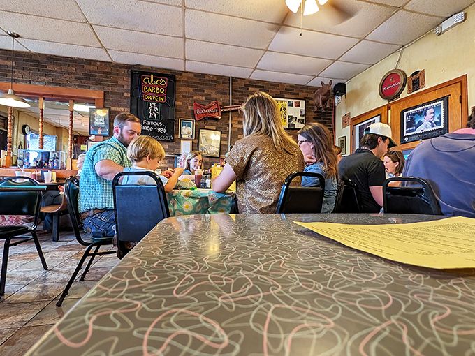 Inside Abe's, every table tells a story. The brick walls have heard more food epiphanies than a confessional booth. 