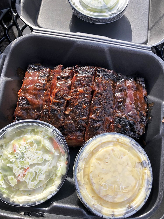 BBQ artistry at its finest&mdash;each rib a testament to patience and fire. That smoke ring is the barbecue equivalent of a Michelin star. 
