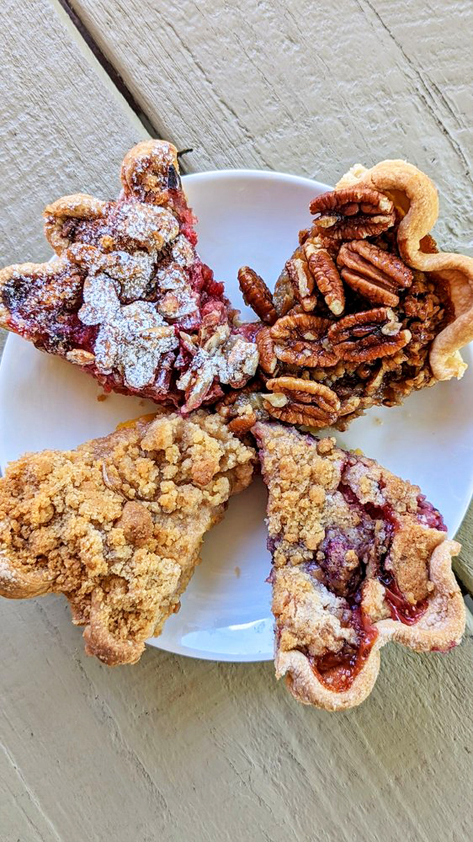 "One is not enough" isn't just clever marketing&mdash;it's the inevitable conclusion after your first bite of their crumbly-topped berry masterpiece.